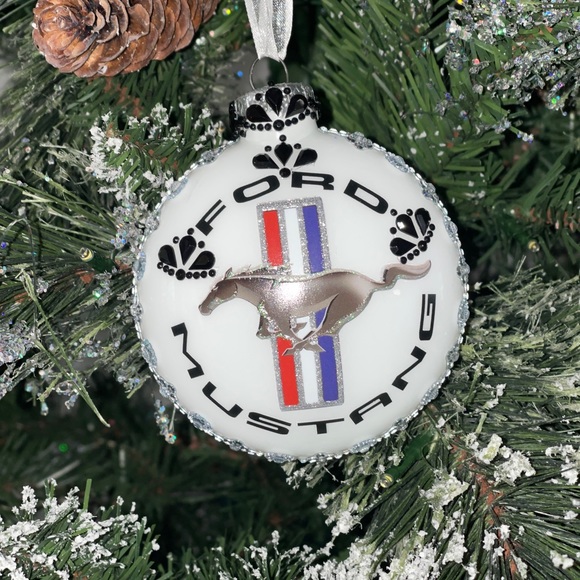 Holiday | Ford Mustang Christmas Tree Ornament Handmade Gift Custom ...